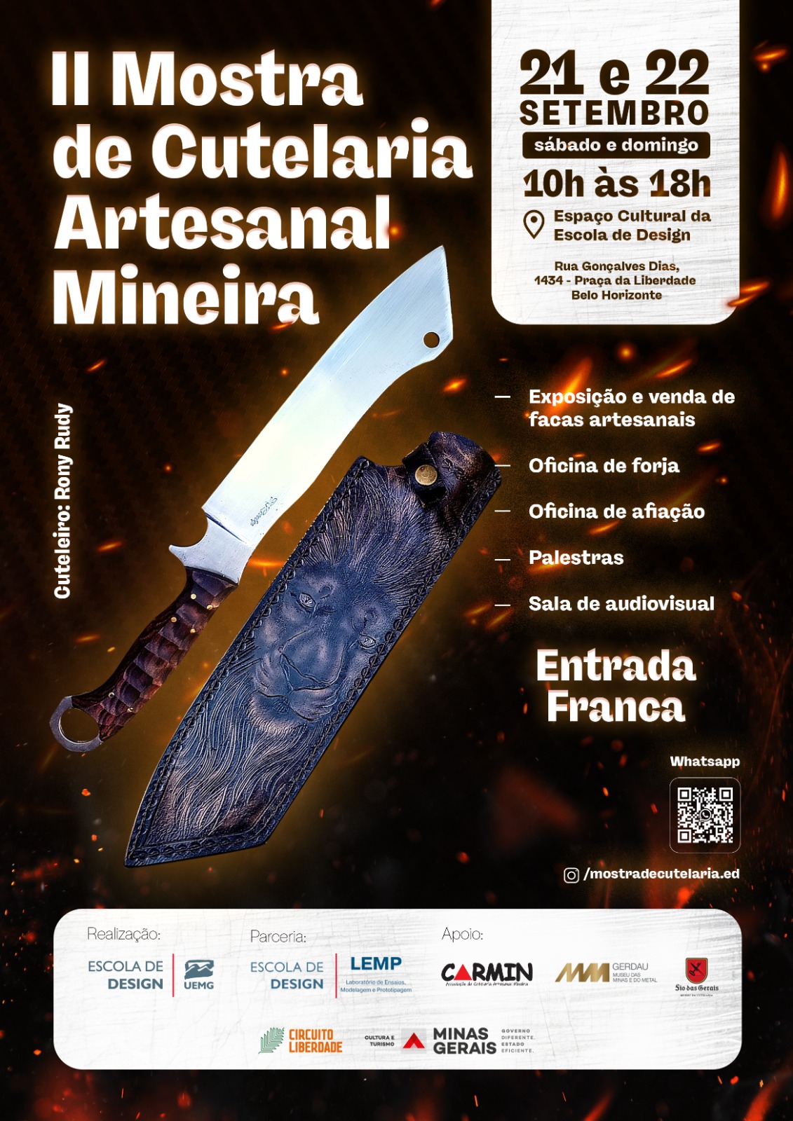 II Mostra de Cutelaria Artesanal Mineira | Escola de Design
